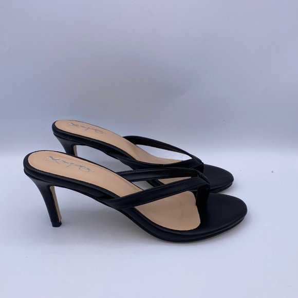 XYD | Shoes | Xyd Black Slippers Mid Heels Stilettos Mules Sexy | Poshmark